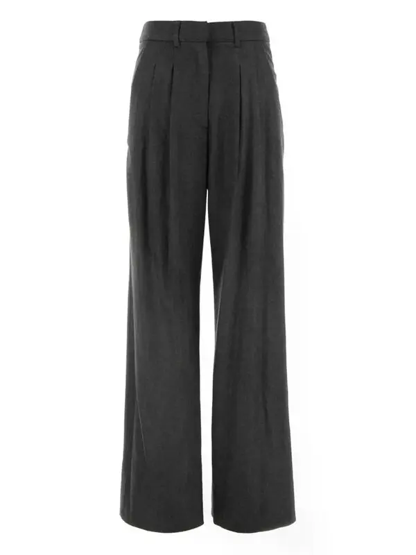 PT TORINO Pleated Front Trousers - Grey