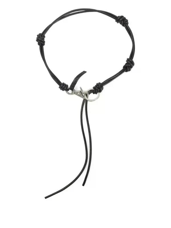 Our Legacy Knotted Leather Keyring