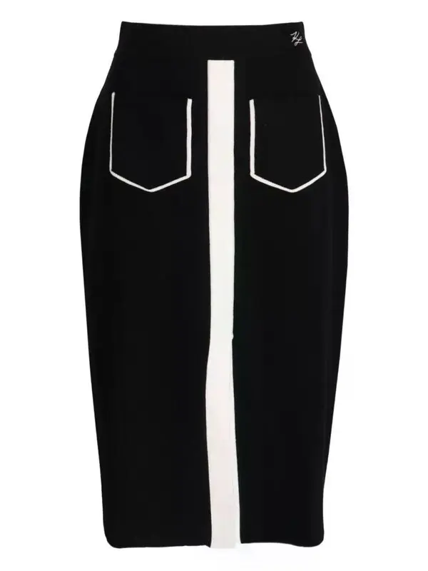 Karl Lagerfeld Centre-seam Midi Skirt