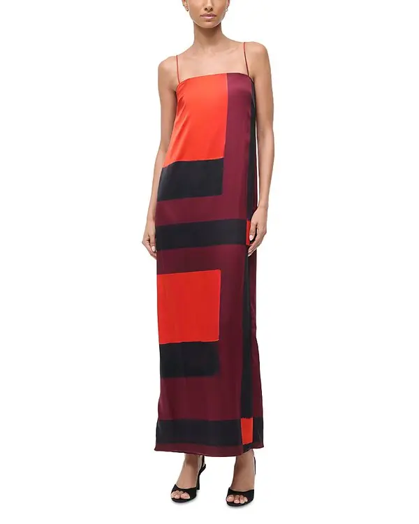 Staud Mae Printed Maxi Dress
