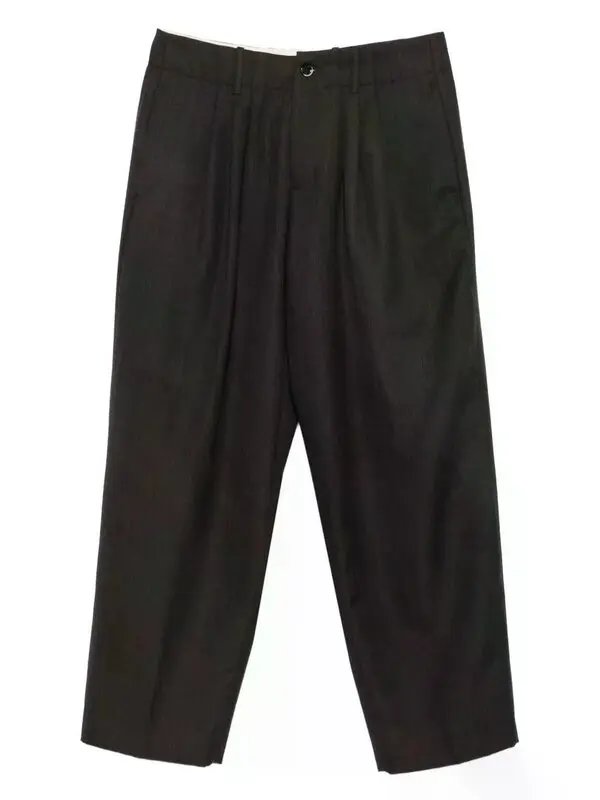 NINE:INTHE:MORNING Pleated Trousers - Brown