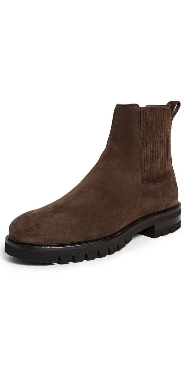 FERRAGAMO Suede Chelsea Boots