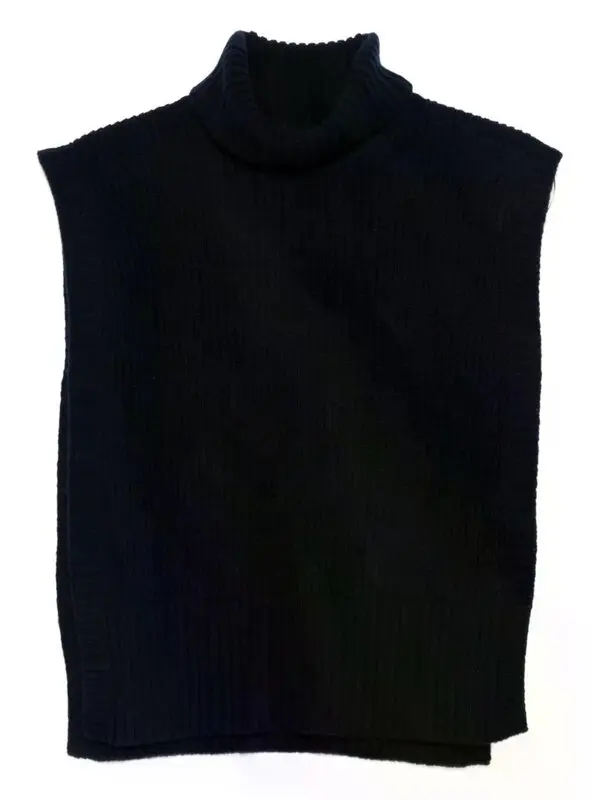DAVANTINO Sleeveless Turtleneck Vest