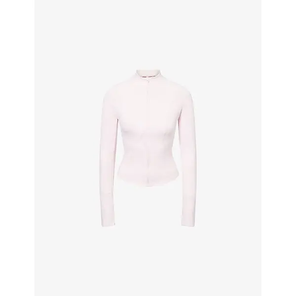TALA Stretch-jersey Jacket - Pale Pink