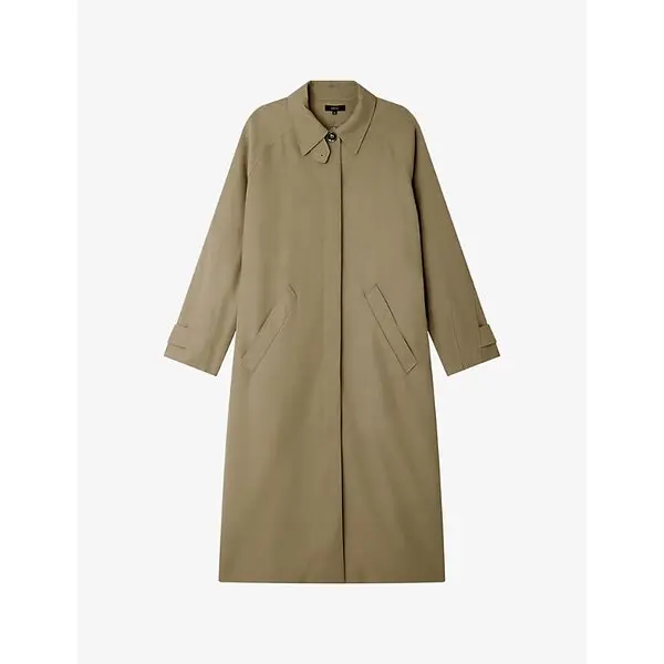 Soeur Fritz Relaxed-fit Twill Trench Coat