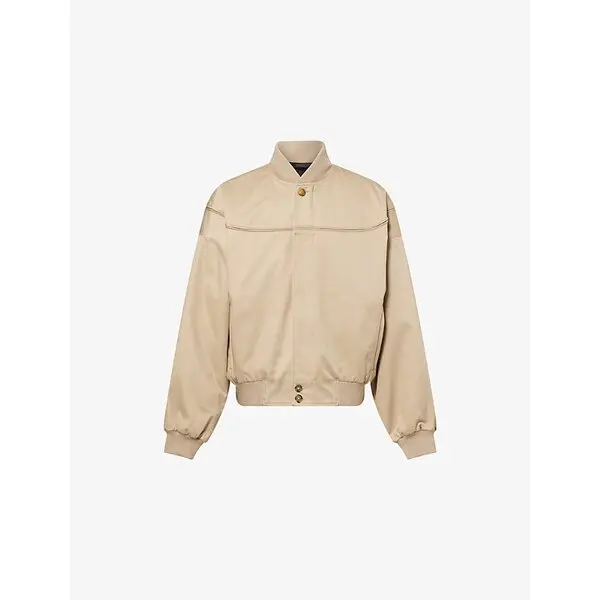 WILLY CHAVARRIA Gas Station Oversized Bomber Jacket