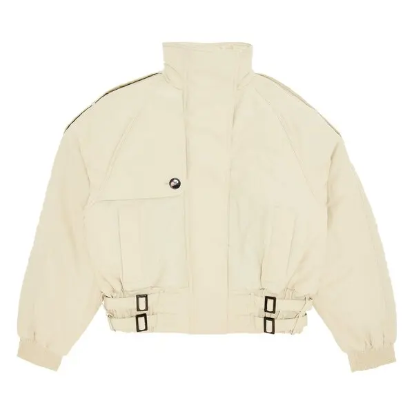 MARINE SERRE Regenerated Gabardine Twill Bomber Jacket