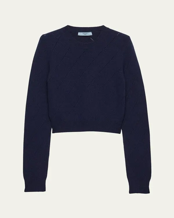 Prada Cashmere Crewneck Sweater