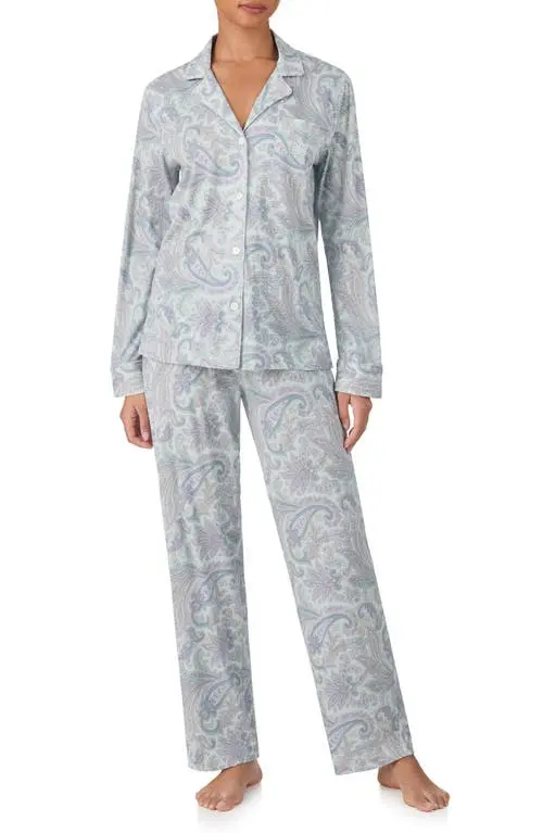 Ralph Lauren Print Cotton Blend Pajamas - Multi Paisley
