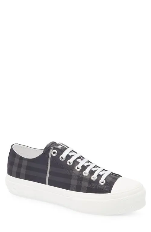 Burberry Jack Check Low Top Sneakers - Storm Ip Check