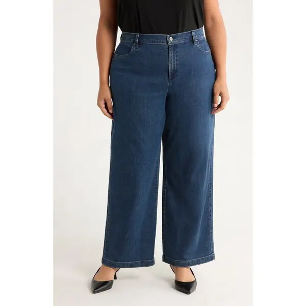Eileen Fisher Wide-leg Jeans