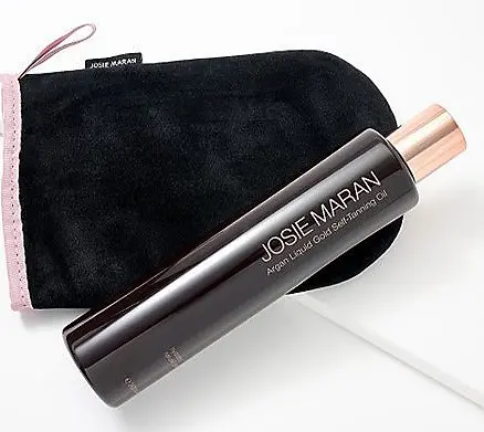 JOSIE MARAN Super-size Liquid Gold Argan Tannin G Oil W/ Mitt