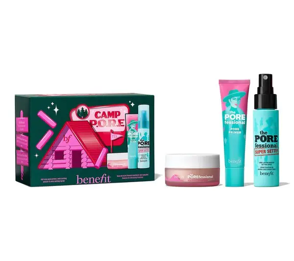 BENEFIT COSMETICS Cometics Camp P.o.r.e. Priming & Settin G Trio