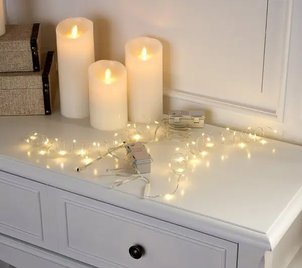 SIMPLY STUNNING BY JANINE GRAFF As Is Simply Stunning S/2 Fairy Lights Withremote