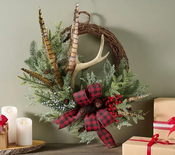 MRS. H As Is Dee Hilfiger 24' Greenwich Wreath