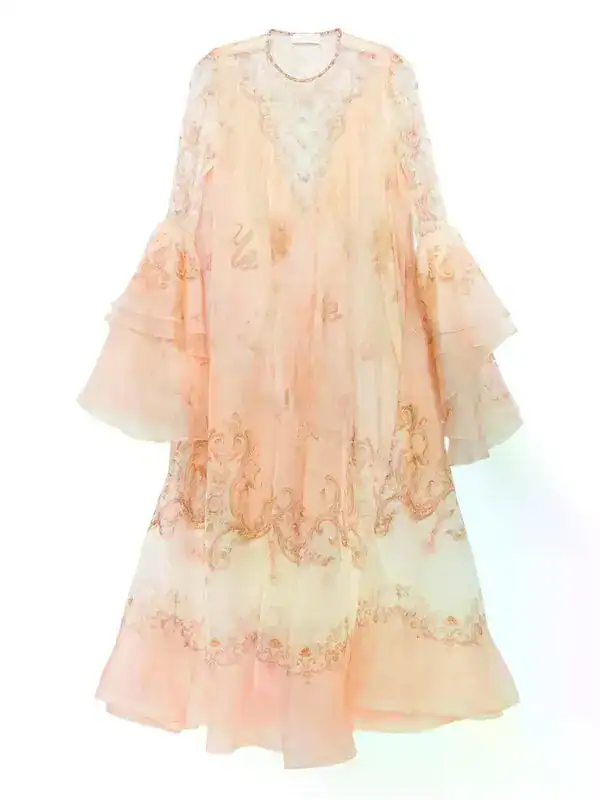 Zimmermann Hypnotic Maxi Dress - Pink