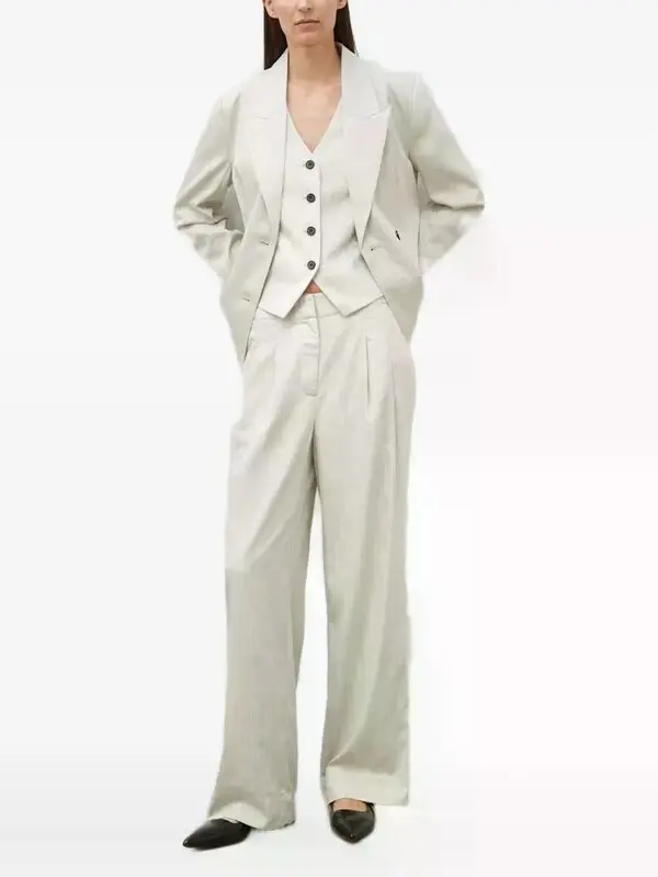 BRUUNS BAZAAR Pinstripe Sleeveless Vest