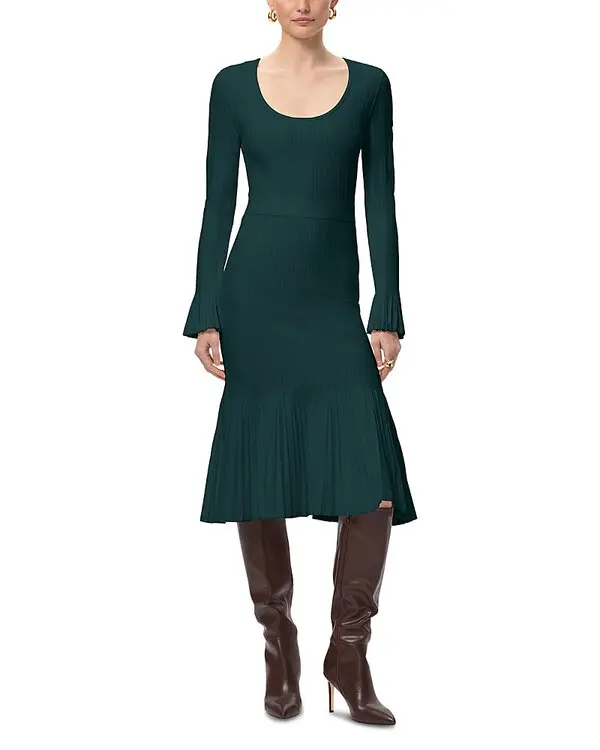 Herve Leger Alena Viscose Knit Dress - Viridian