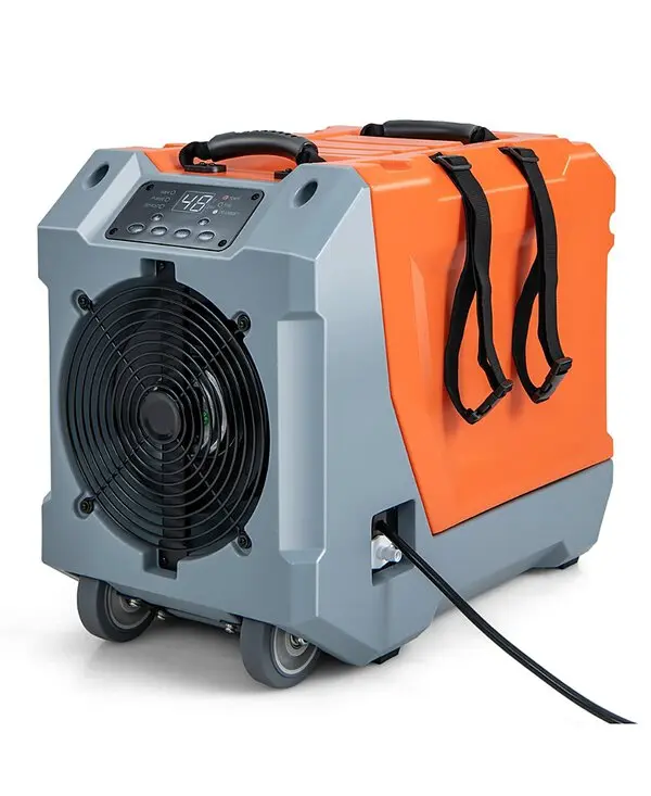 COSTWAY 180 Ppd Commercial Dehumidifier Crawl Space Dehumidifier With Pump & Drain Hose