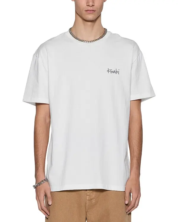 Ksubi Allday Logo Graphic Oversized Tee - Off White
