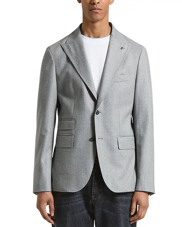 Peserico Regular Fit Peak Lapel Sport Coat