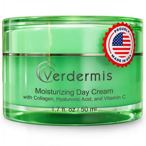 VERDERMIS Moisturizing Day Cream With Collagen, Hyaluronic Acid