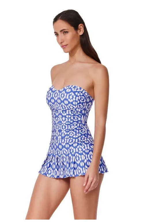 GOTTEX Mantra Bandeau Swimdress - Mantra-blue
