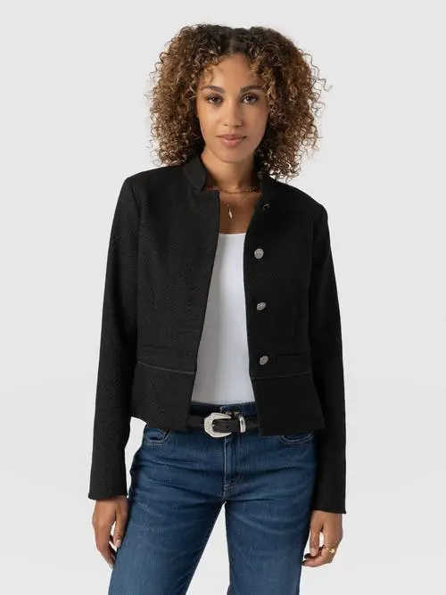 SAINT + SOFIA Ramone Fitted Jacket