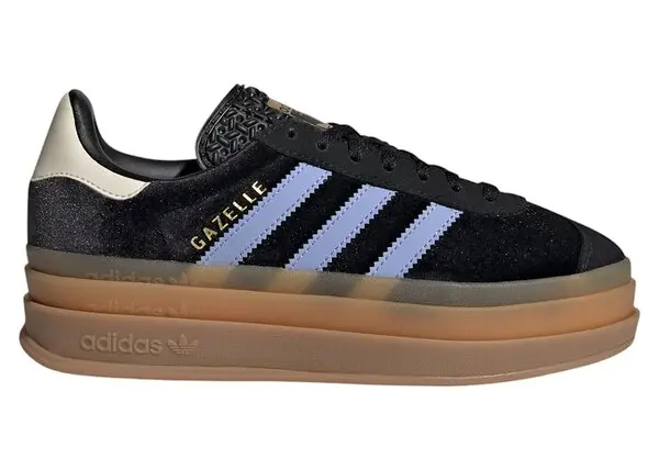 Adidas Gazelle Bold Sneakers - Core Black/blue Spark/wonder White