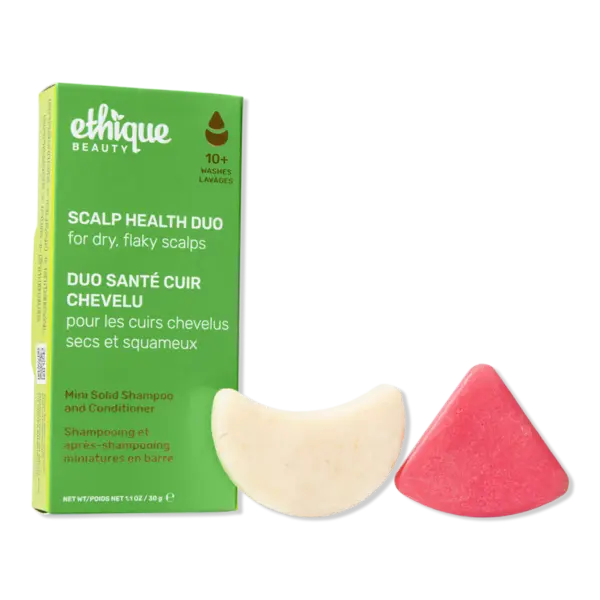ETHIQUE BEAUTY Scalp Health Shampoo & Conditioner Mini Bar Set