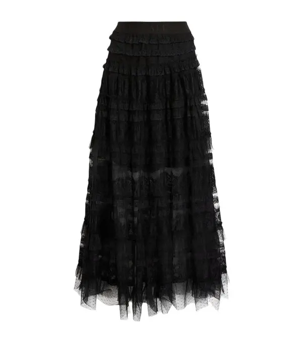 All Saints Arlea Tulle Skirt