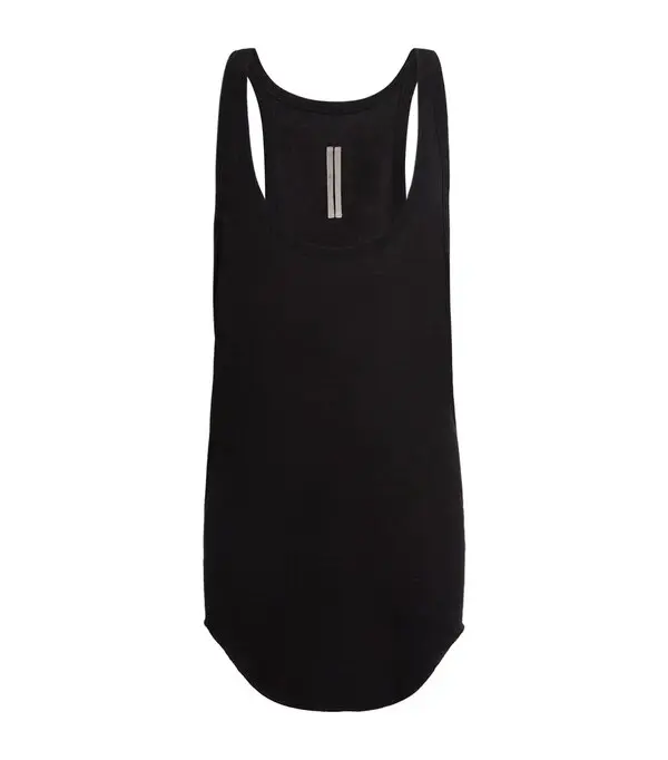 Rick Owens Wool-silk Pony Tank Top