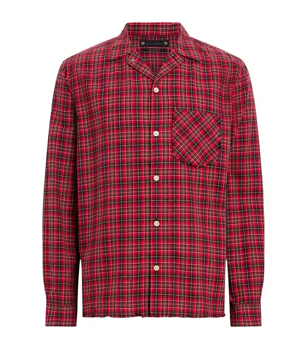 All Saints Check Felix Shirt