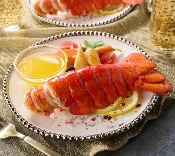 GREENHEAD LOBSTER Sh11/10 Greenhead 6-7oz Hhp Lobster Tails W/kate's Butter