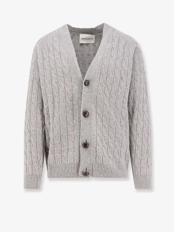 AMARANTO Wool And Cashmere Cardigan