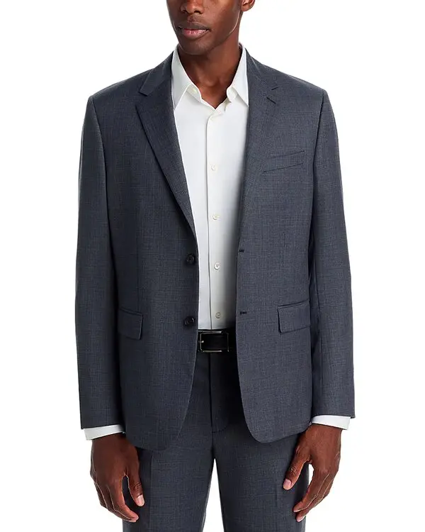 Theory Chambers Sharkskin Slim Fit Suit Jacket - Charcoal Multi