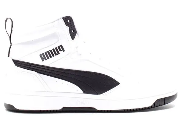 PUMA Rebound V6 High-top Sneakers - Puma White/puma Black