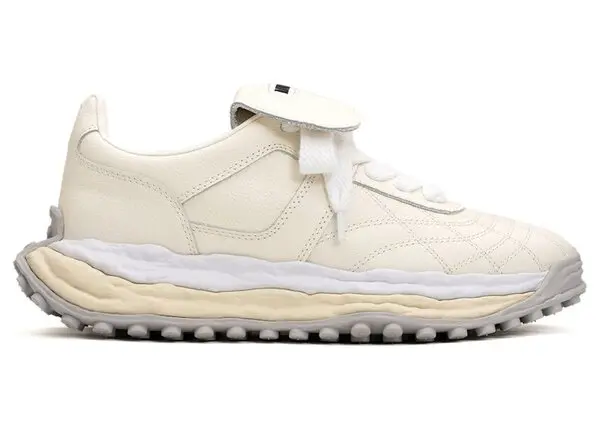 Mihara Yasuhiro Scott Og Sole Leather Low Sneakers - White