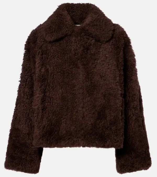YVES SALOMON Mocha Shearling Jacket