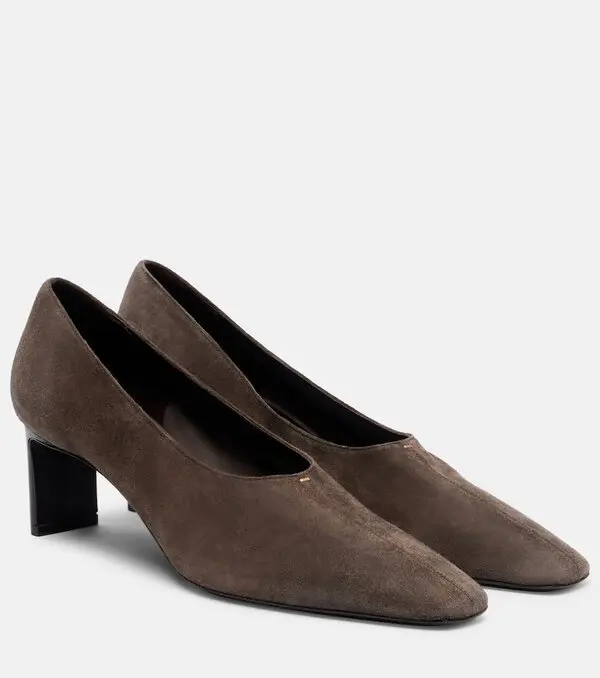 Khaite Celia 50 Suede Pumps