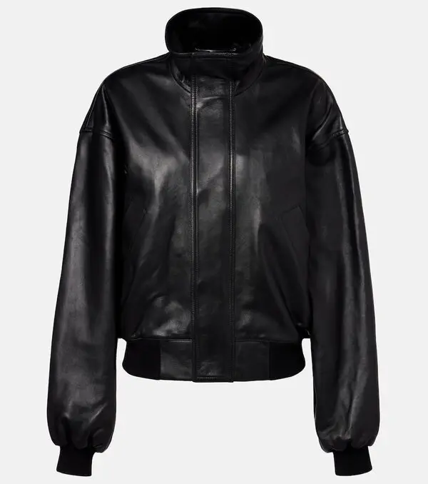 Balenciaga Leather Blouson - Black