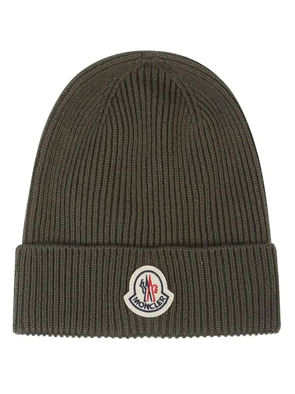 Moncler Tricot Beanie - Green
