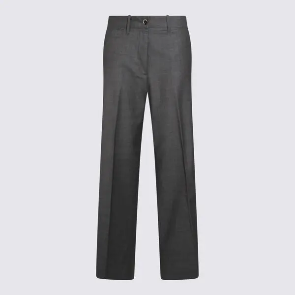 NINE:INTHE:MORNING Wool Wide Leg Trousers