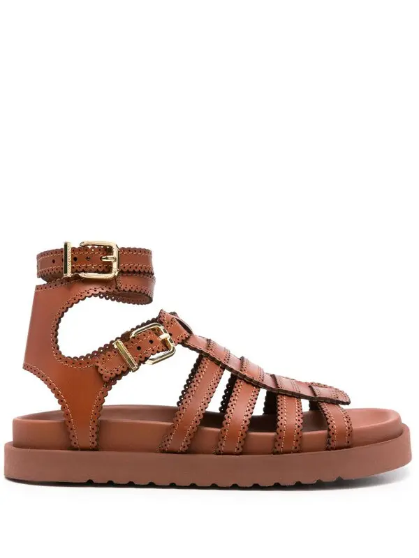Zimmermann Leather Gladiator Sandals