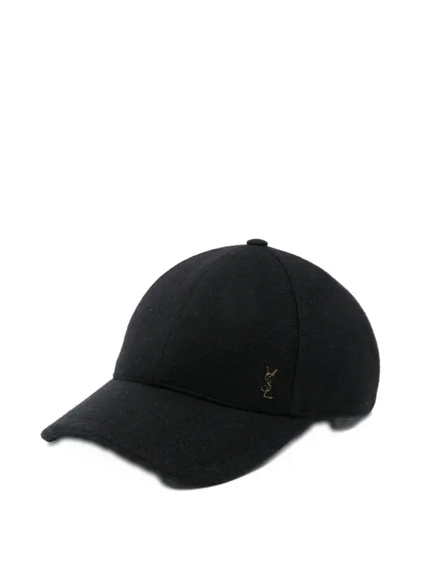 Saint Laurent Felt Baseball Cap