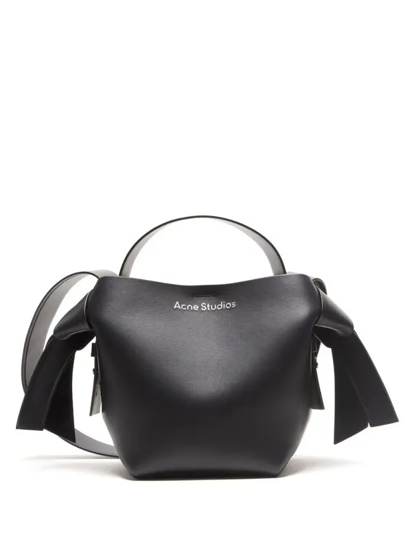 Acne Studios Musubi Mini Leather Handbag - Black