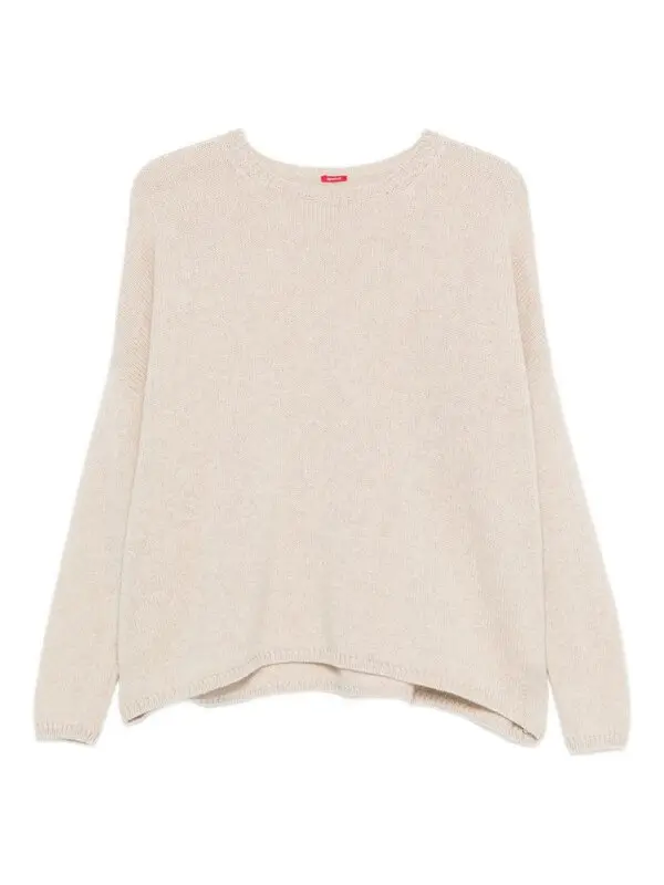 Apuntob Crewneck Cashmere-alpaca Sweater - Beige