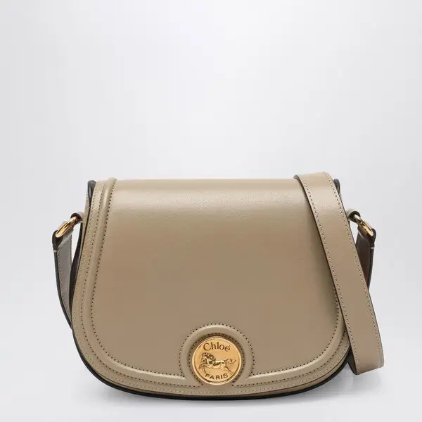 Chloé Saddle Bag In Hammered Leather