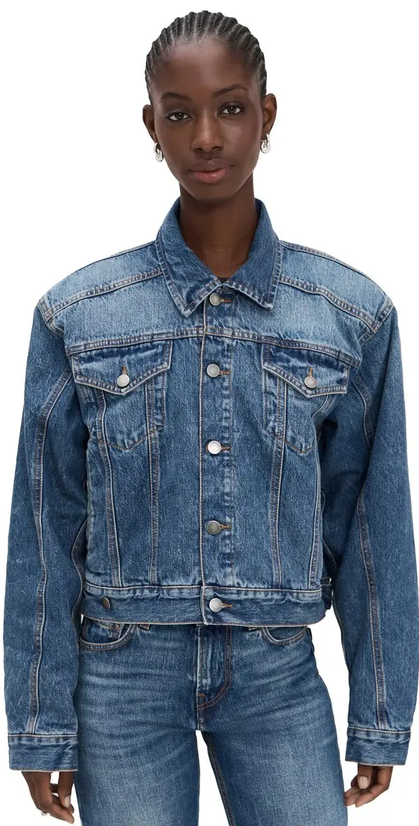 HAIKURE Renee Denim Jacket - Authentic Dark Wash