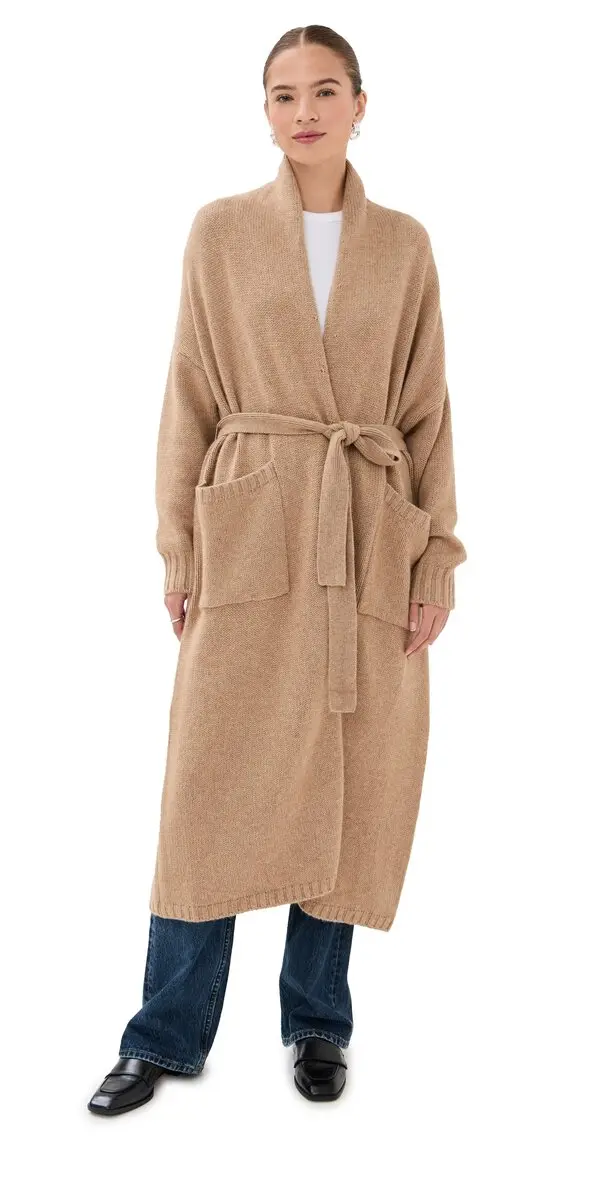 Sablyn Sullivan Cashmere Belted Shawl Duster